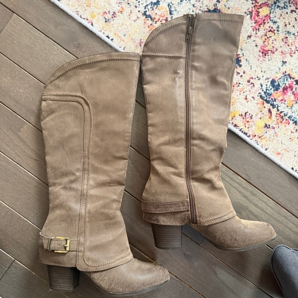 Fergalicious | Shoes | Fergalicious Brown Kneehigh Boots | Poshmark